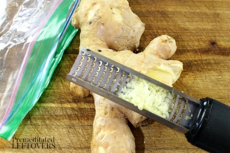 How to Freeze Raw Ginger Root