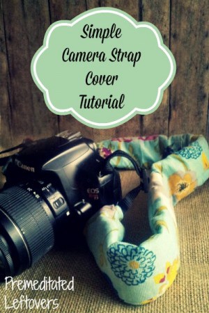 DIY Camera Strap Cover Tutorial