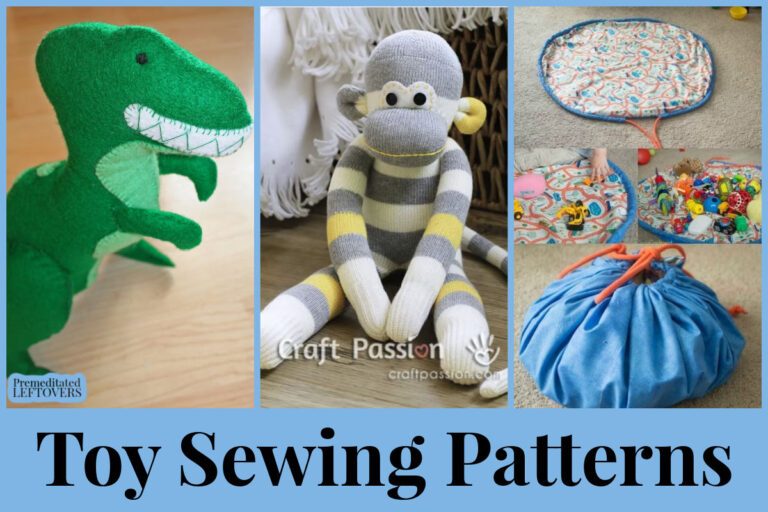 10 Free Toy Sewing Patterns
