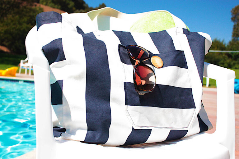 10 Free Beach Bag Patterns - Sewing Patterns and Tutorials