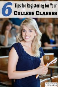6 Tips for Registering for College Classes