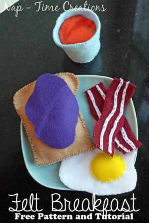 15 Free Felt Food Sewing Patterns