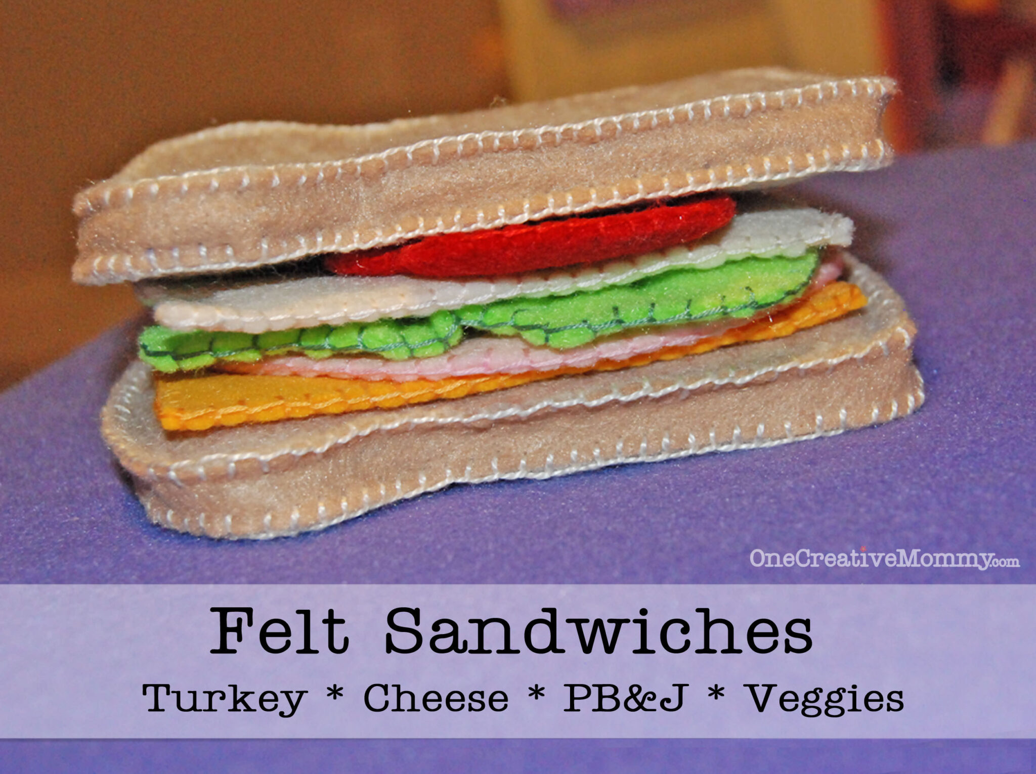 15 Free Felt Food Sewing Patterns