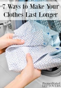 7 Ways to Make Your Clothes Last Longer