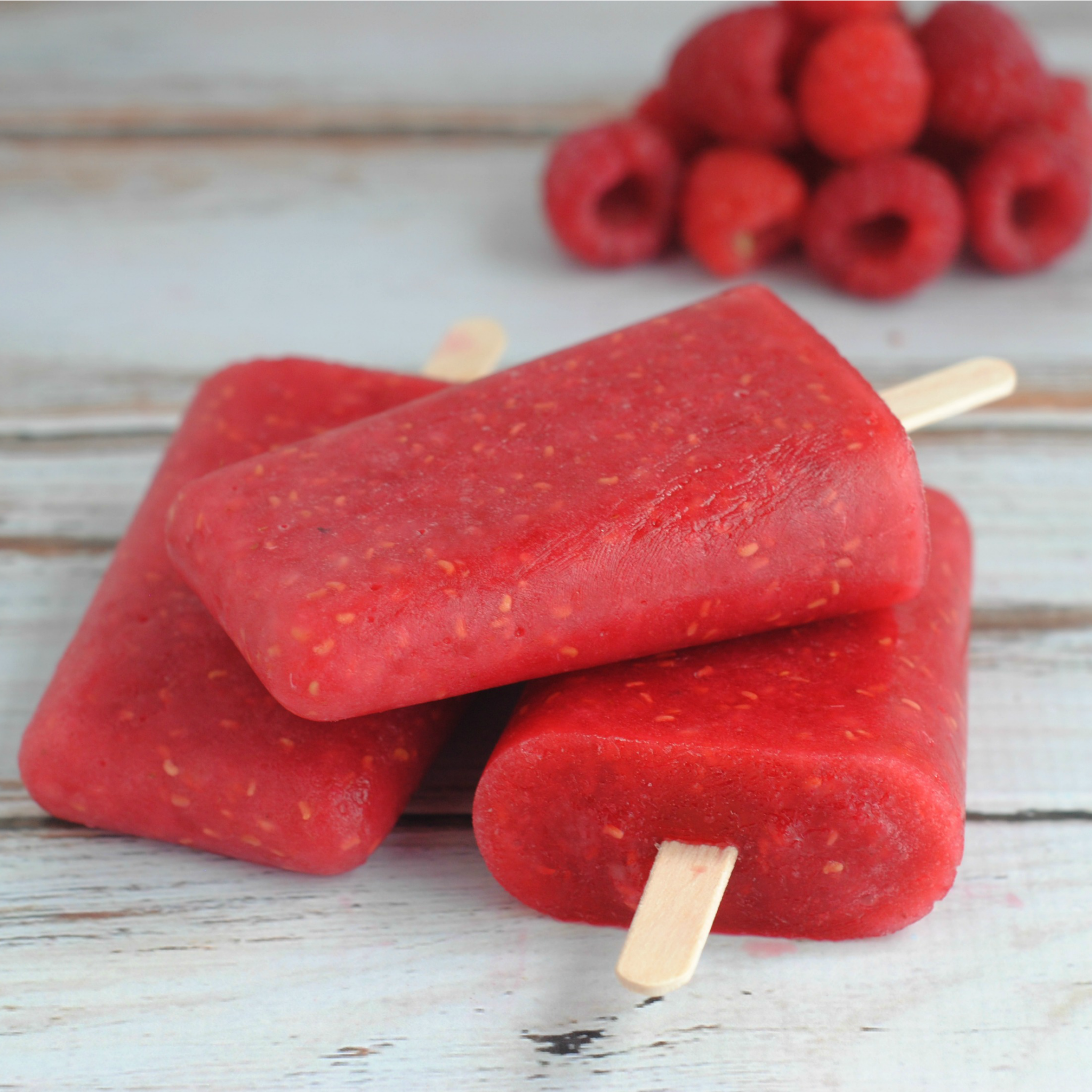 Easy Homemade Raspberry Popsicles Recipe with Fresh Raspberries
