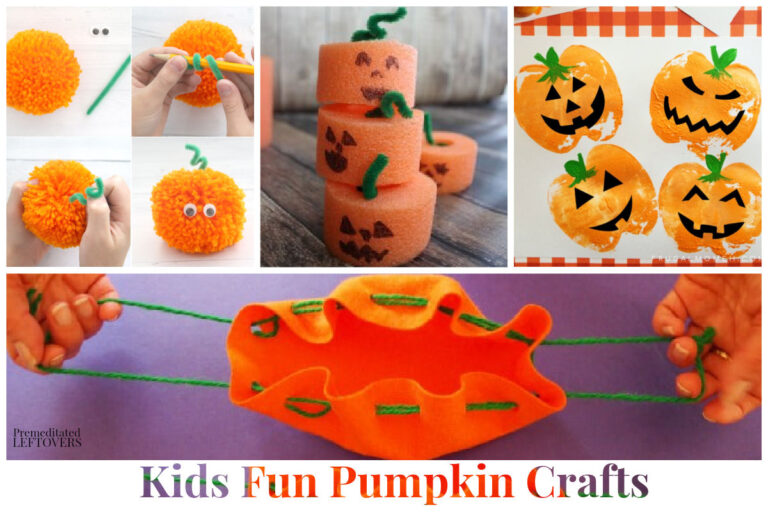 15 Pumpkin Crafts for Kids - Fun Fall-Themed Activities