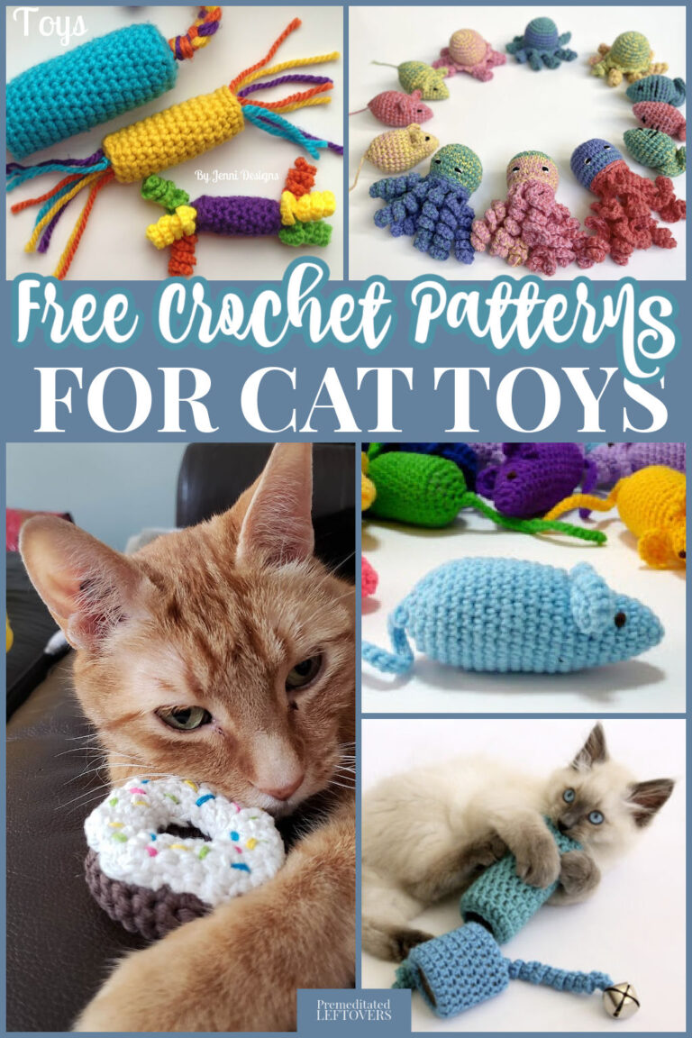 10 Free Crochet Patterns for Cat Toys