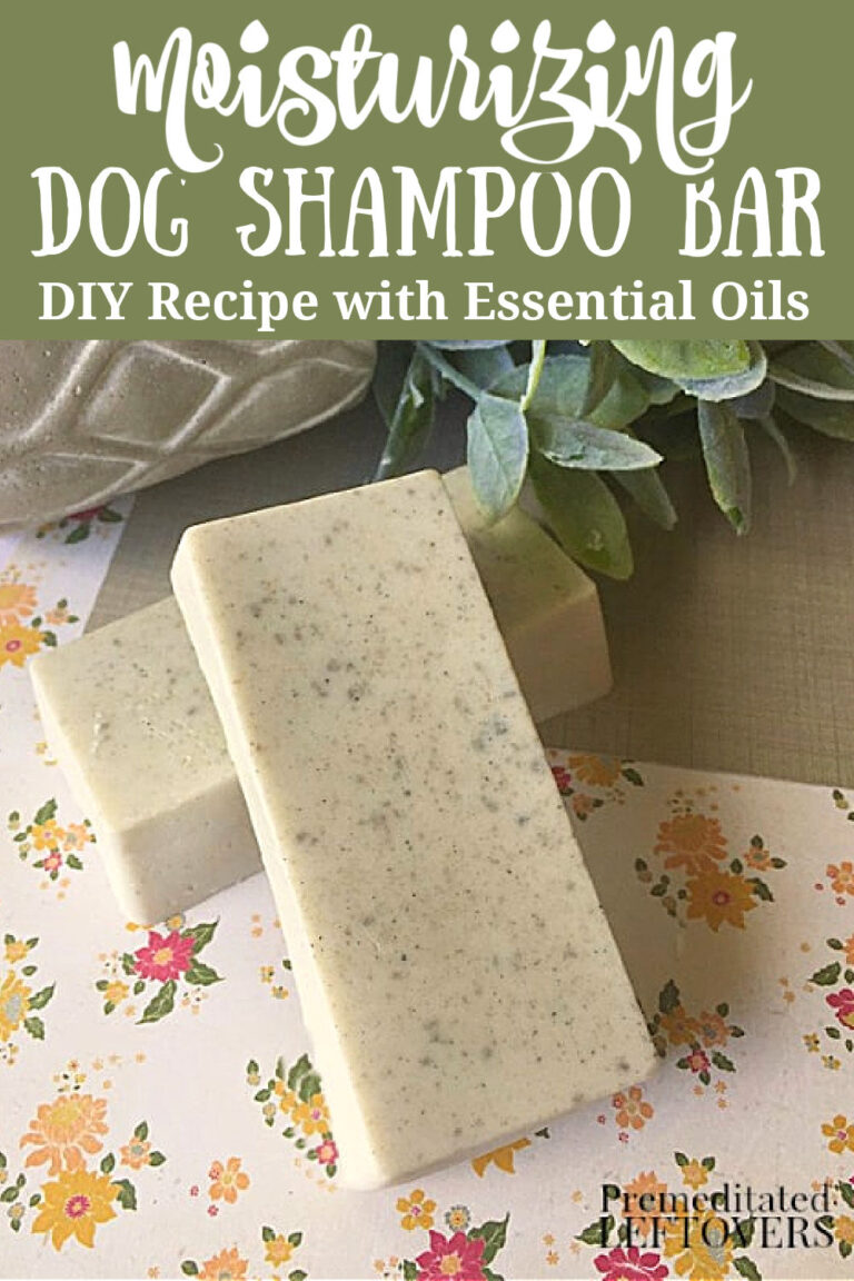DIY Dog Shampoo Bar Recipe With Essential Oils