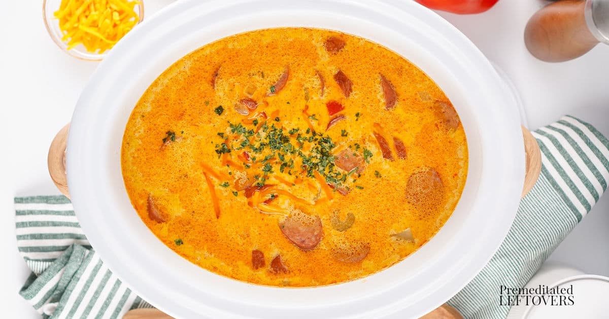 Crock-Pot Cajun Potato and Sausage Soup Recipe